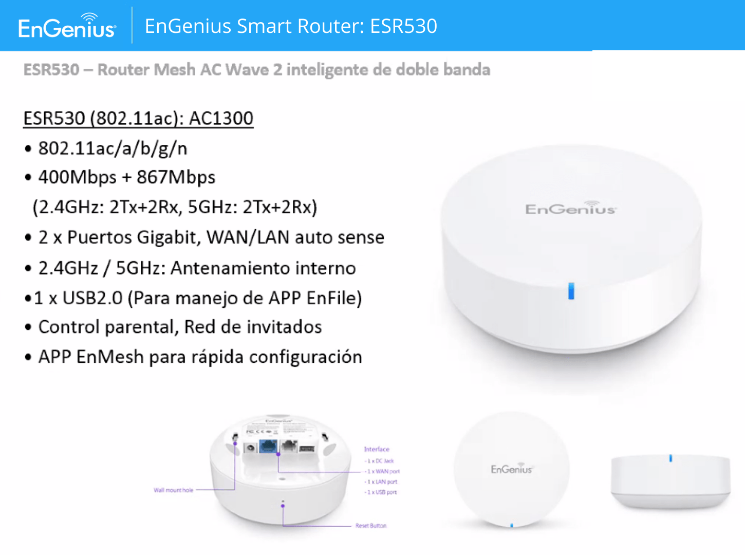 EnGenius Smart Router: ESR530 - Secatel SCC